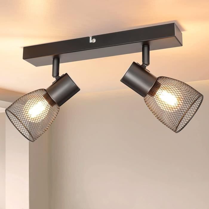 Plafonnier LED, Spot Plafonnier Orientable avec Douille E14, Rampe ...