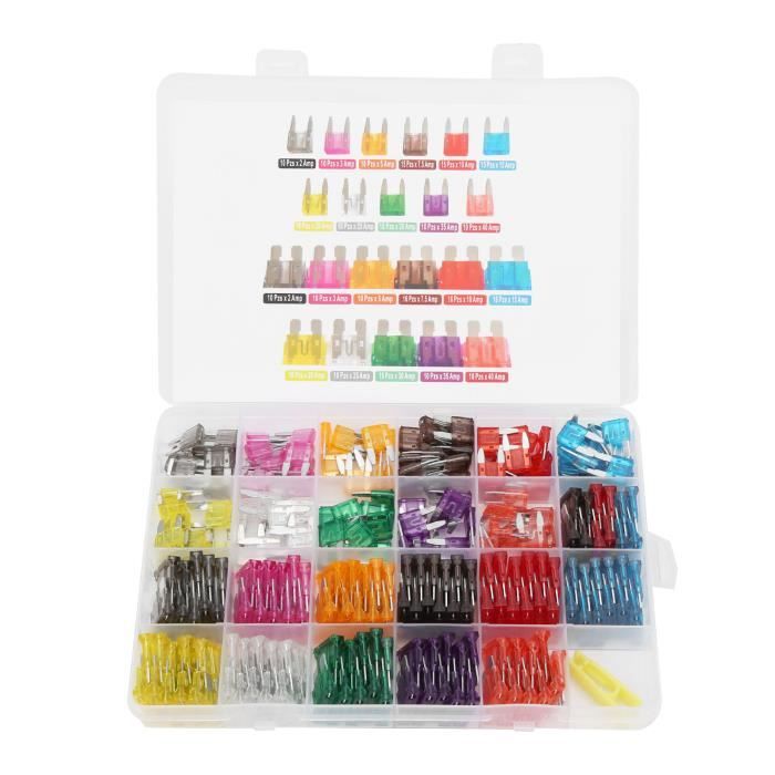 Cikonielf Fusible De Lame 254 Pièces Jeu De Fusibles à Lame Fusible De