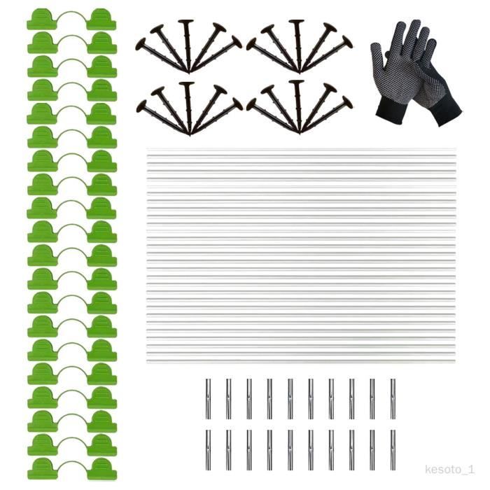 Cerceaux de jardin, Tunnel de culture, ensemble de cerceaux de serre ...