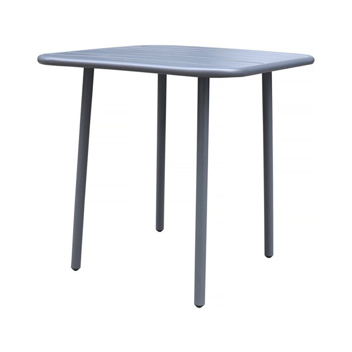 Table de jardin en métal "Bilbao" - 70 x 70 x 71 cm - Gris - Cdiscount ...