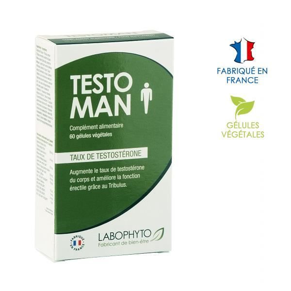 Labophyto Testoman 60 gélules - Cdiscount Au quotidien