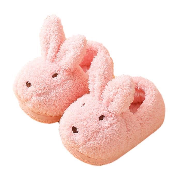 Enfants pantoufles mignon lapin motif intérieur dessin animé bébé ...