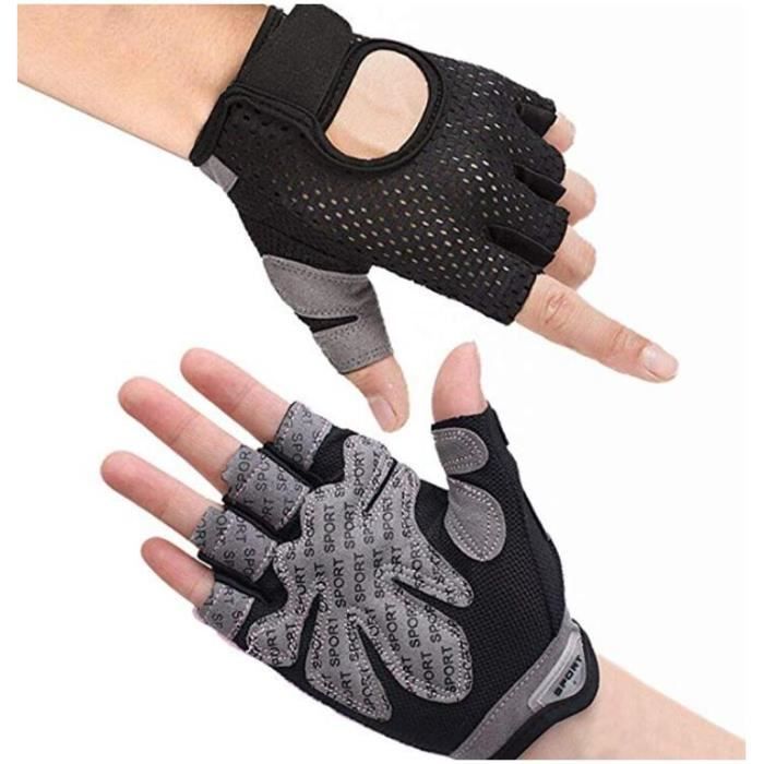 Gant fitness, mitaines de musculation, gants de sport antidérapant pour ...