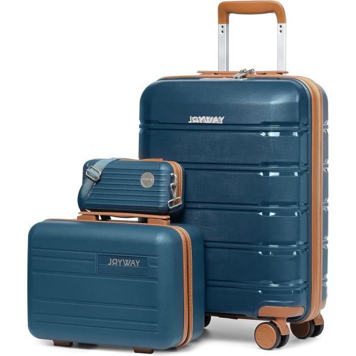 Set De Valises 3 Pièces Coque Dure Avec 4 Roulettes Et Serrure Tsa Le ...