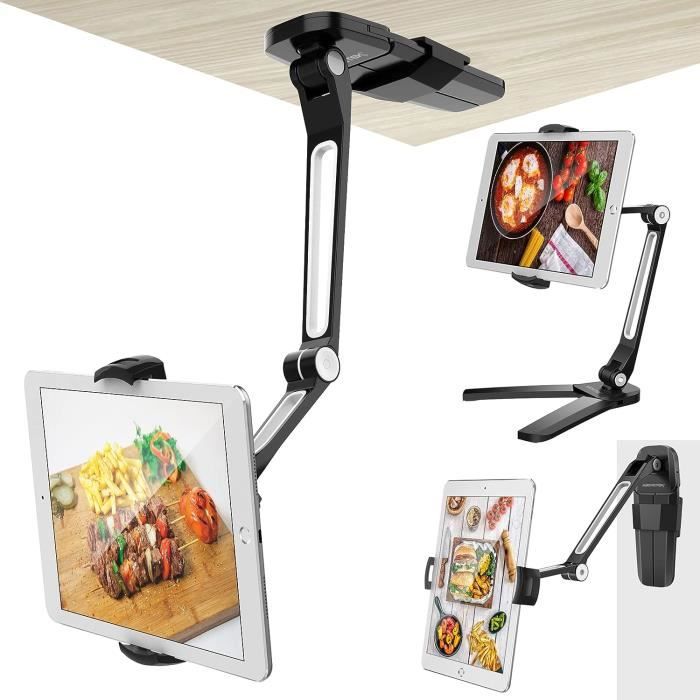AboveTEK Support de Tablette Support 2 en 1 Mural et de Cuisine pour ...