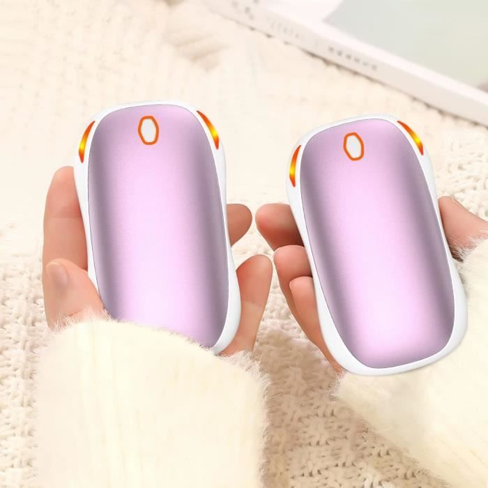 Galros Chauffe Main Rechargeable, 2 Pièce 5000mAh Chauffe Mains ...