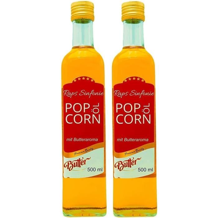 D'Huile Pour Pop-Corn 1000Ml Au Goût Fin De Beurre Naturel Et Bec ...