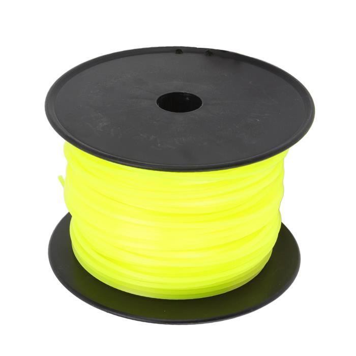 VBESTLIFE Ligne de débroussailleuse Cordon de tondeuse à fil de 3 mm pour tondeuse à gazon ...