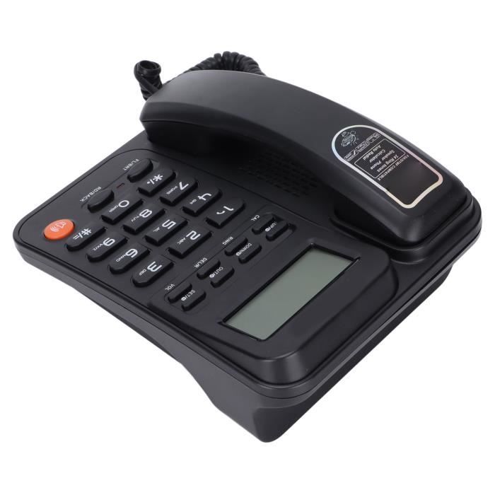 Téléphone fixe de bureau KXT2026CID Téléphone de Bureau Téléphone Fixe d'Htel de Maison ...