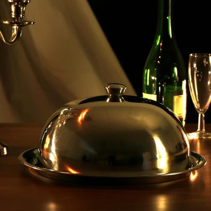 ® Assiette De Service Avec Cloche Cloche Avec Soucoupe Assiette De ...