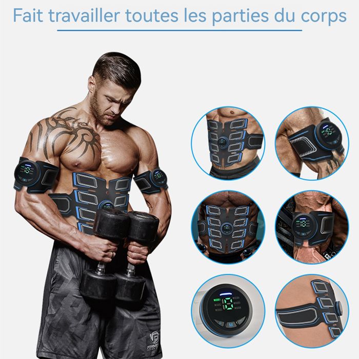 Kit Appareil Abdo - TD® - Ceinture Fitness - 8 autocollants ...