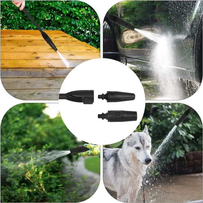Lance de pulvérisation haute pression avec 2 buses rotatives réglables pour Karcher K2/K3/K4/K5 ...