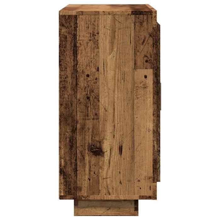 VidaXL Buffet vieux bois 92x35x75 cm bois d'ingénierie 856864 ...