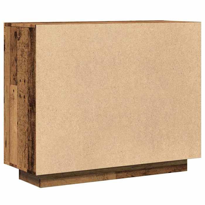 VidaXL Buffet vieux bois 92x35x75 cm bois d'ingénierie 856864 ...