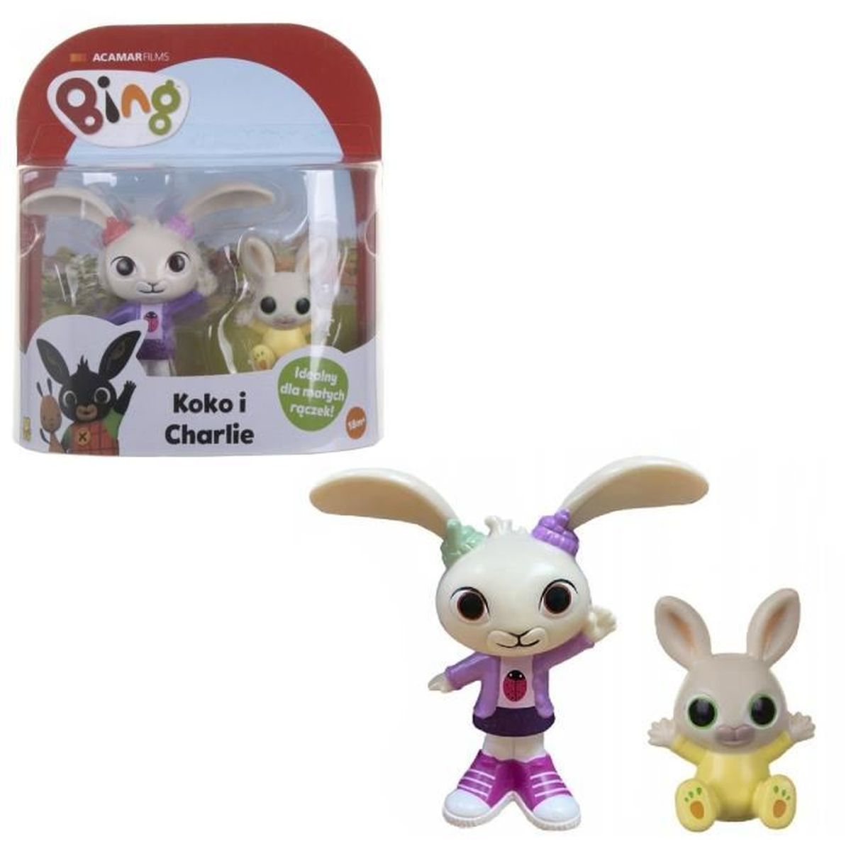 Bing 3576 Bing Figurine Set 2 Pack : Charlie i Koko Bunny Rabbit Jouet ...