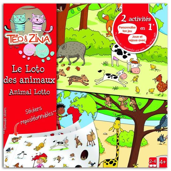 Loto des animaux - Jeu de société - Cdiscount Jeux - Jouets