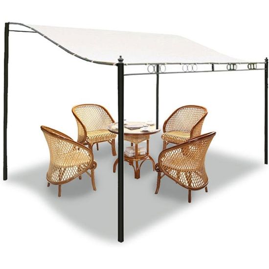 Toile de Toit de Rechange pour Pavillon Tonnelle,300D Toile Imperméable ...