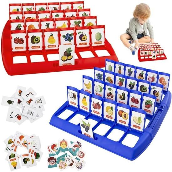 Jeu de société - Devinez Qui - 3 en 1 - Jeu de Devinettes - Pensée ...