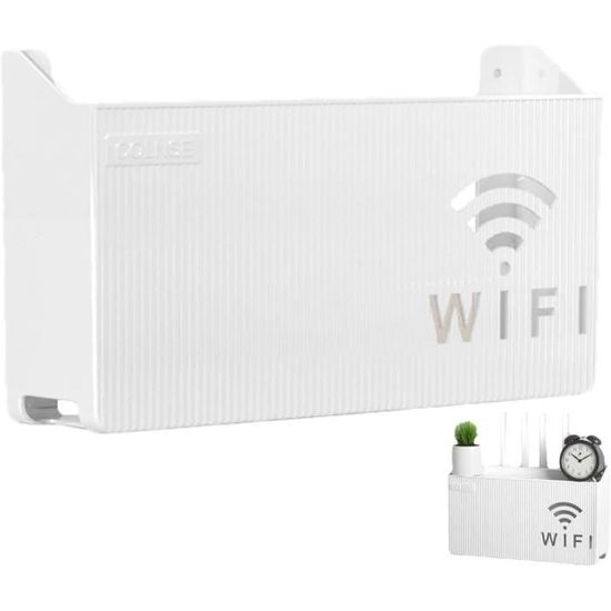 Boîte De Rangement Murale pour Routeur WiFi Support Box Internet ...