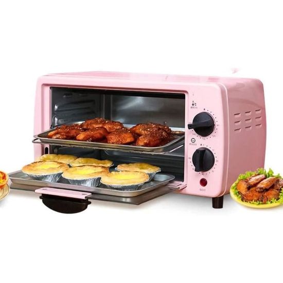 Mini Fours Mini Four Électrique 9L Avec Plaque Chauffante, Gril À Plusieurs Fonctions De Cuisson ...