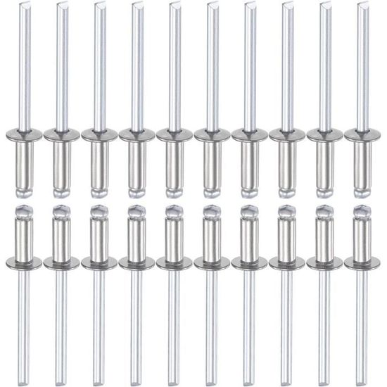 4Mm X 10Mm (Dxl) Aveugle Rivets - 50Paquet - Bien Pour Machines ...