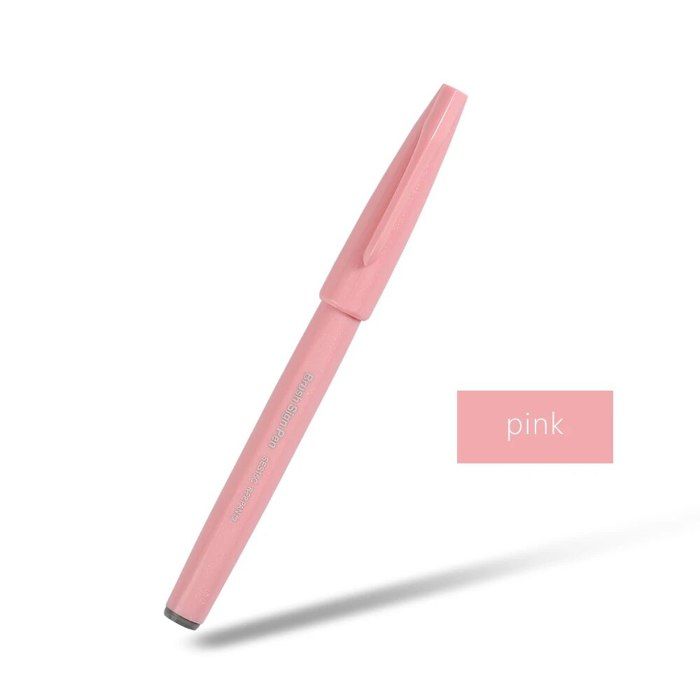 Pentel-Stylo pinceau tactile japonais à pointe souple,stylo pastel ...