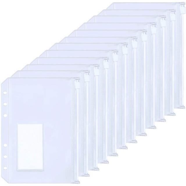 A6 taille-12 Pack - Pochettes De Classeur De Taille A5-a6 Avec ...