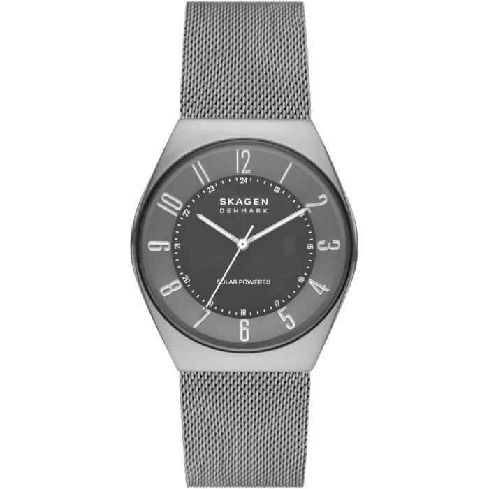 Montre Pour Homme Grenen Solar, Énergie Solaire, Acier Inoxydable ...