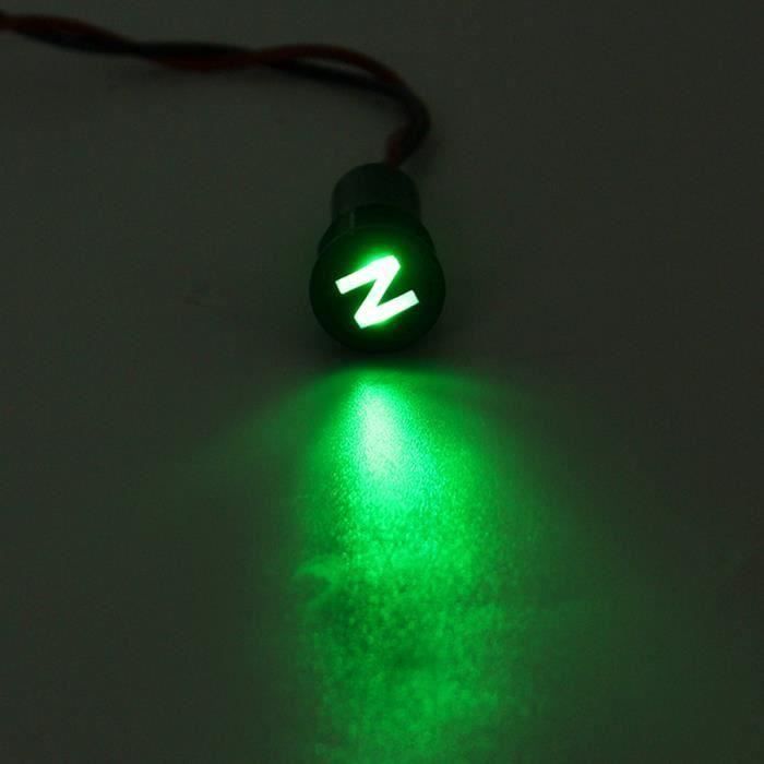 10mm LED Symbole Tableau de Bord Voiture Voyant Lampe de Témoin ...