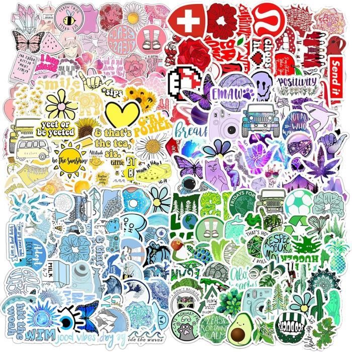 300 Pcs Autocollant, Aesthetic Stickers, Graffiti Autocollant Stickers ...