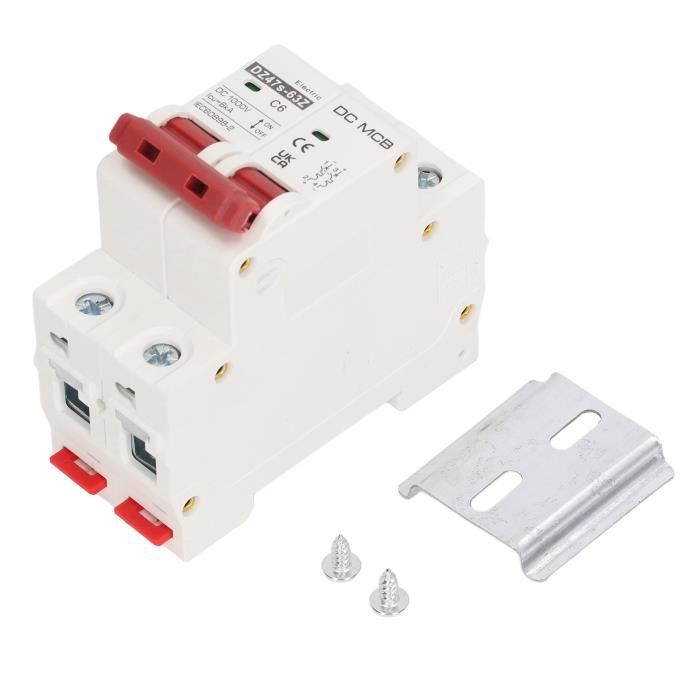 Duokon Disjoncteur miniature CC Disjoncteur Miniature DC 2P capacité de rupture 6000A Mini ...