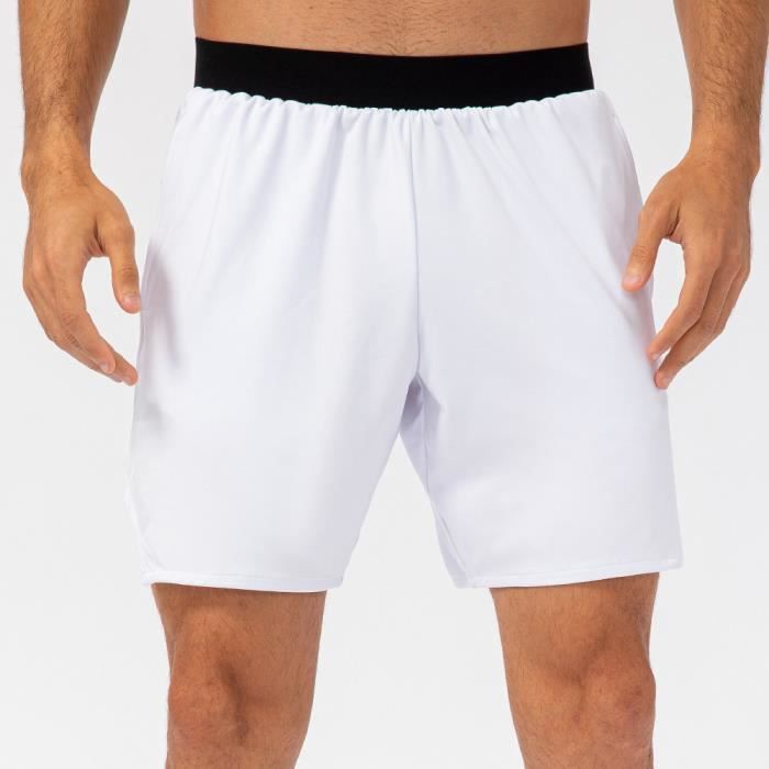 Short de sport pour homme - Marque - Taille élastiquée, aération ...
