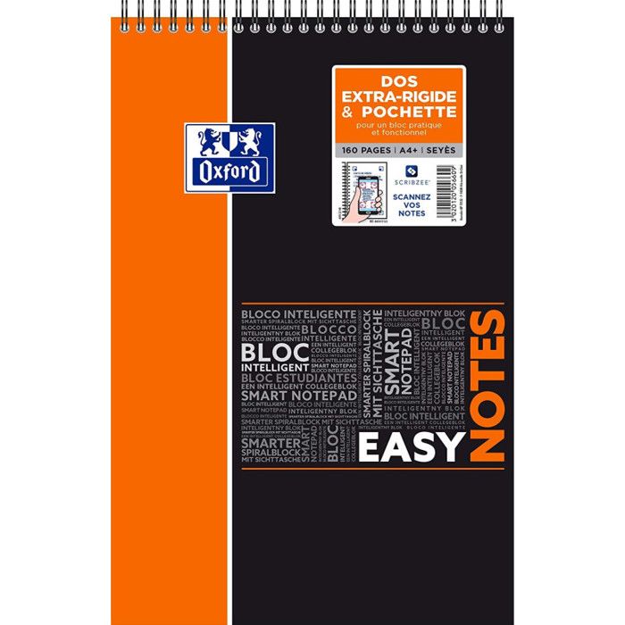 Bloc reliure intégrale Easynotes - OXFORD - 160 pages - 21 x 31,5 cm ...