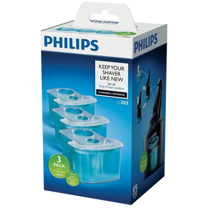 Philips JC303-50 Lot de 3 cartouches pour système de nettoyage SmartClean - Cdiscount Electroménager