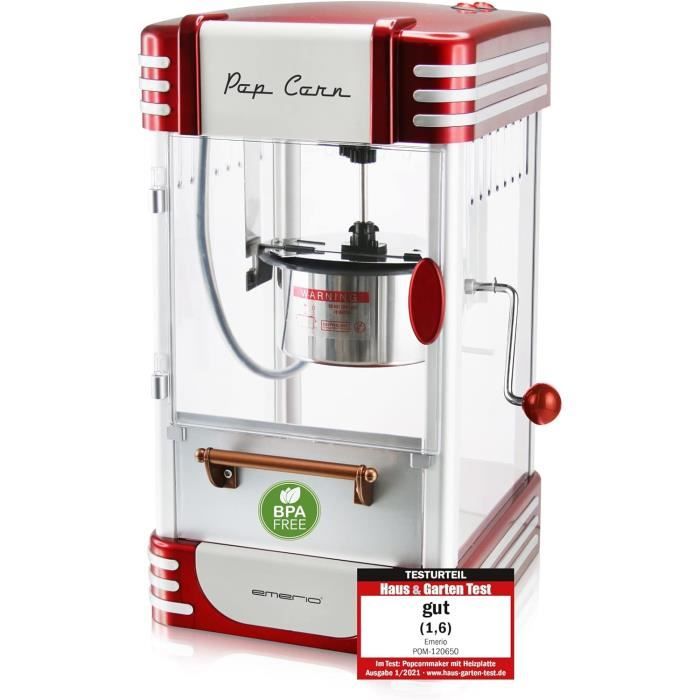 Machine À Pop-Corn Pom-120650, Récipient Antiadhésif, Convient ...
