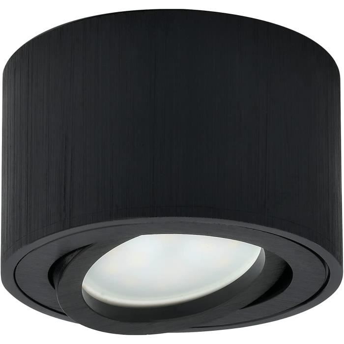 Spot Led En Saillie Orientable Ø80X50Mm Plafonnier Luminaire Apparent ...