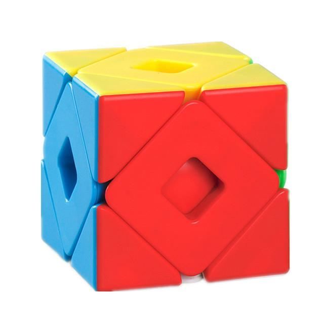 CASSE-TETE,Double Skew--Cube magique en forme étrange, trèfle à quatre ...