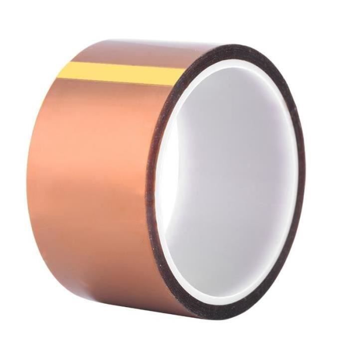 Cikonielf Ruban Kapton 33m * 006mm 250-300 ℃ ruban résistant à la ...