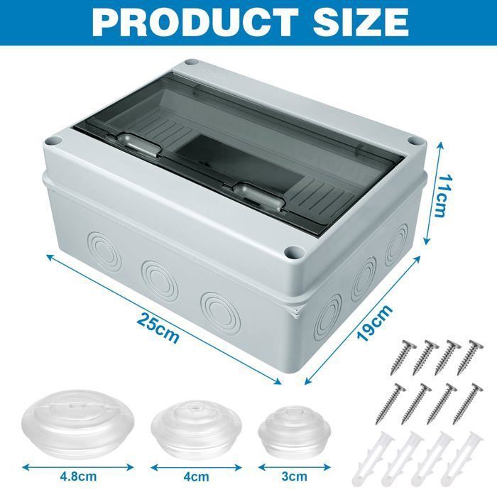 Coffret Electrique Etanche Exterieur, IP65 Boîtier de Distribution en ...