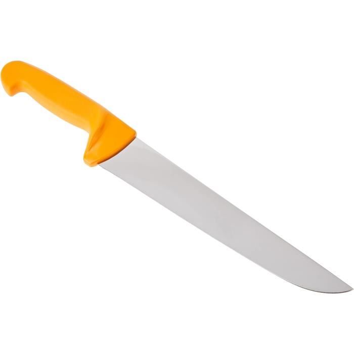 Swibo Couteau De Cuisine-Couteau De Boucher, Tranchant Normal, Longueur ...