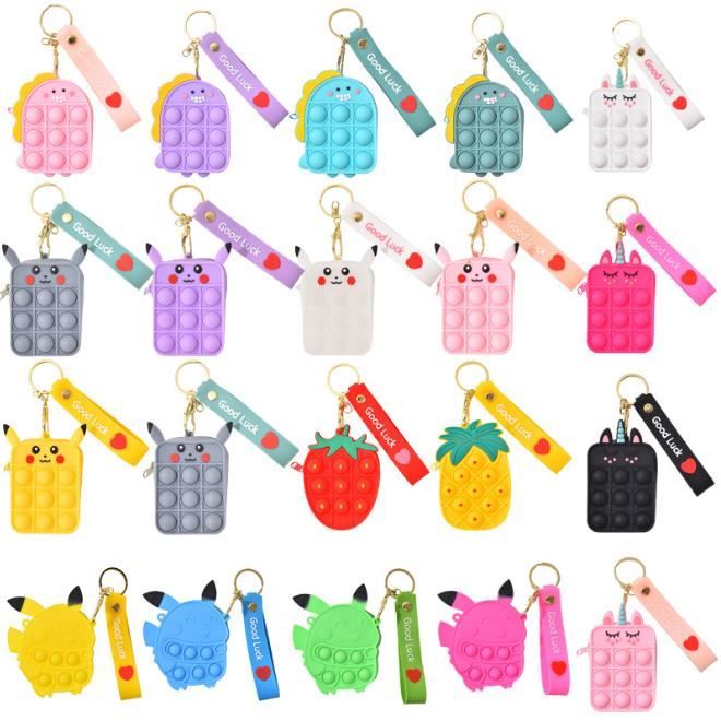 Mini Push Pop Fidget Toy Keychain,(Aléatoire,2 pièces) -A - Cdiscount ...