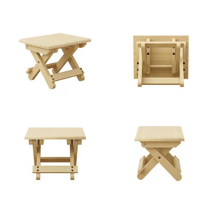 Tabouret en bois pliable et portable , peu encombrant , idéal pour la ...