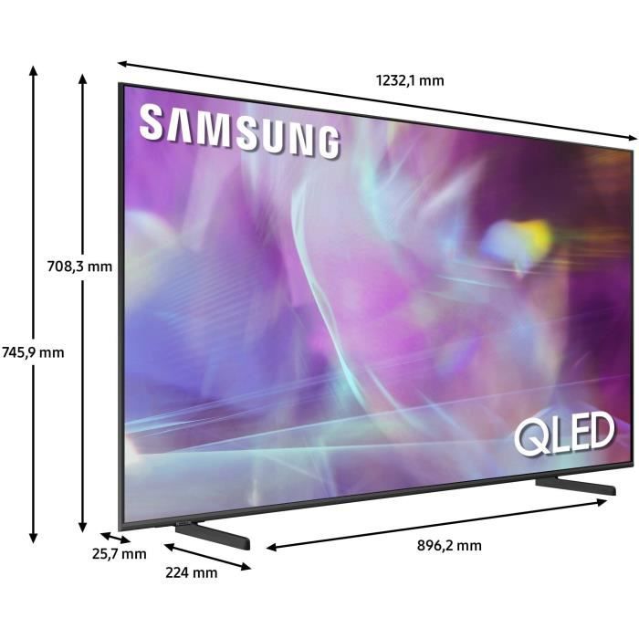 SAMSUNG - QE55Q60A - TV QLED - 4K UHD - 55'' (140 cm) - HDR10+ - Smart ...