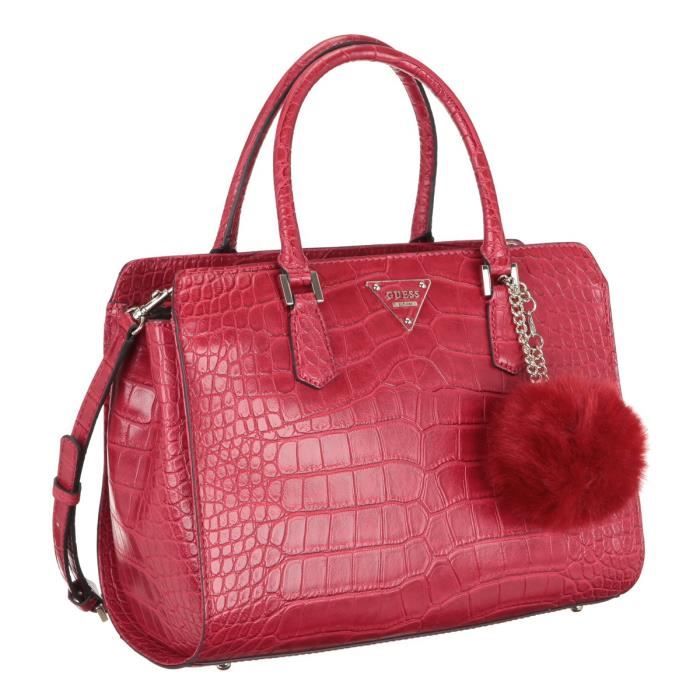 GUESS Sac à Main RHODA Rouge Femme Rouge - Cdiscount Bagagerie ...
