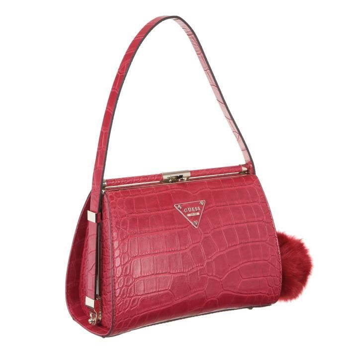 GUESS Sac à Main RHODA Rouge Femme Rouge - Cdiscount Bagagerie ...