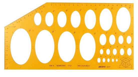 Gabarit de decoupe Aristo - AR5017 - Gabarit ellipses (Import Allemagne ...