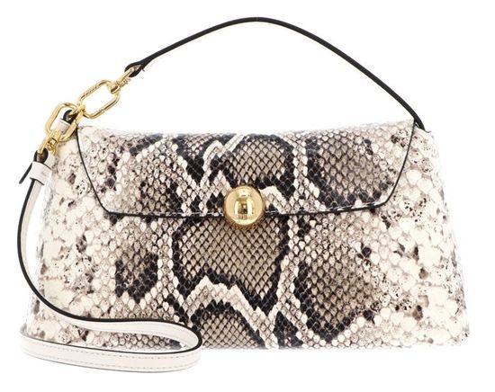 FURLA Sac à épaule bandoulière beige crème en cuir pour femme - Sfera ...