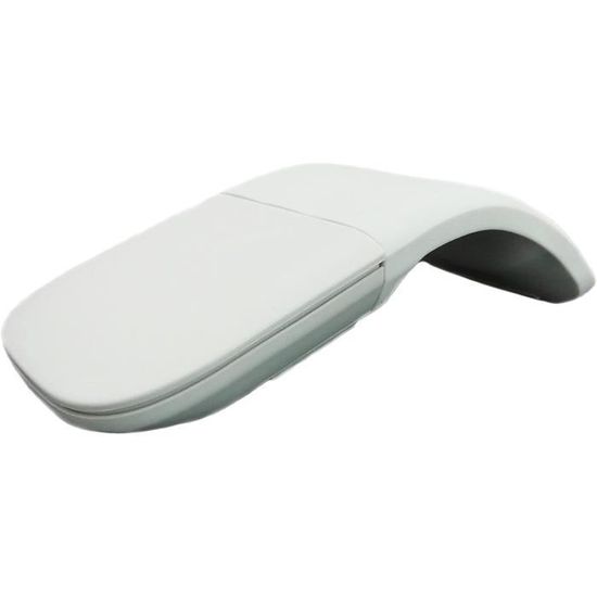 Curve Touch Mouse - Souris Sans Fil Pliable Bluetooth® Avec Défilement Tactile - Blanc[J8971 ...
