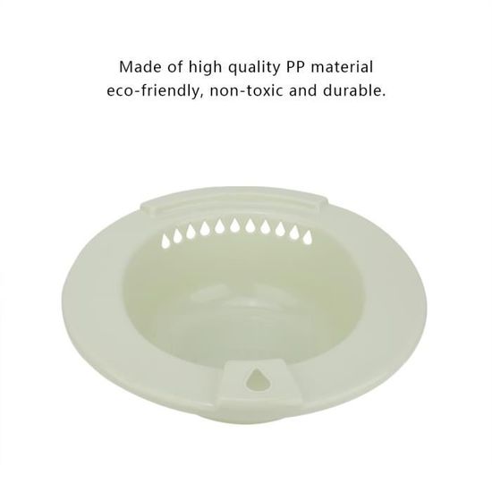 SURENHAP baignoire de toilette Bassin de lavage de baignoire de hanche ...