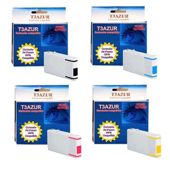 4 Cartouches Epson T7021- T7022 - T7023 - T7024 XL - Compatibles - Cdiscount Informatique